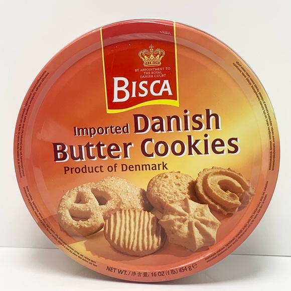 Bisca | Storage & Organization | Bisca Imported Danish Butter Cookies ...